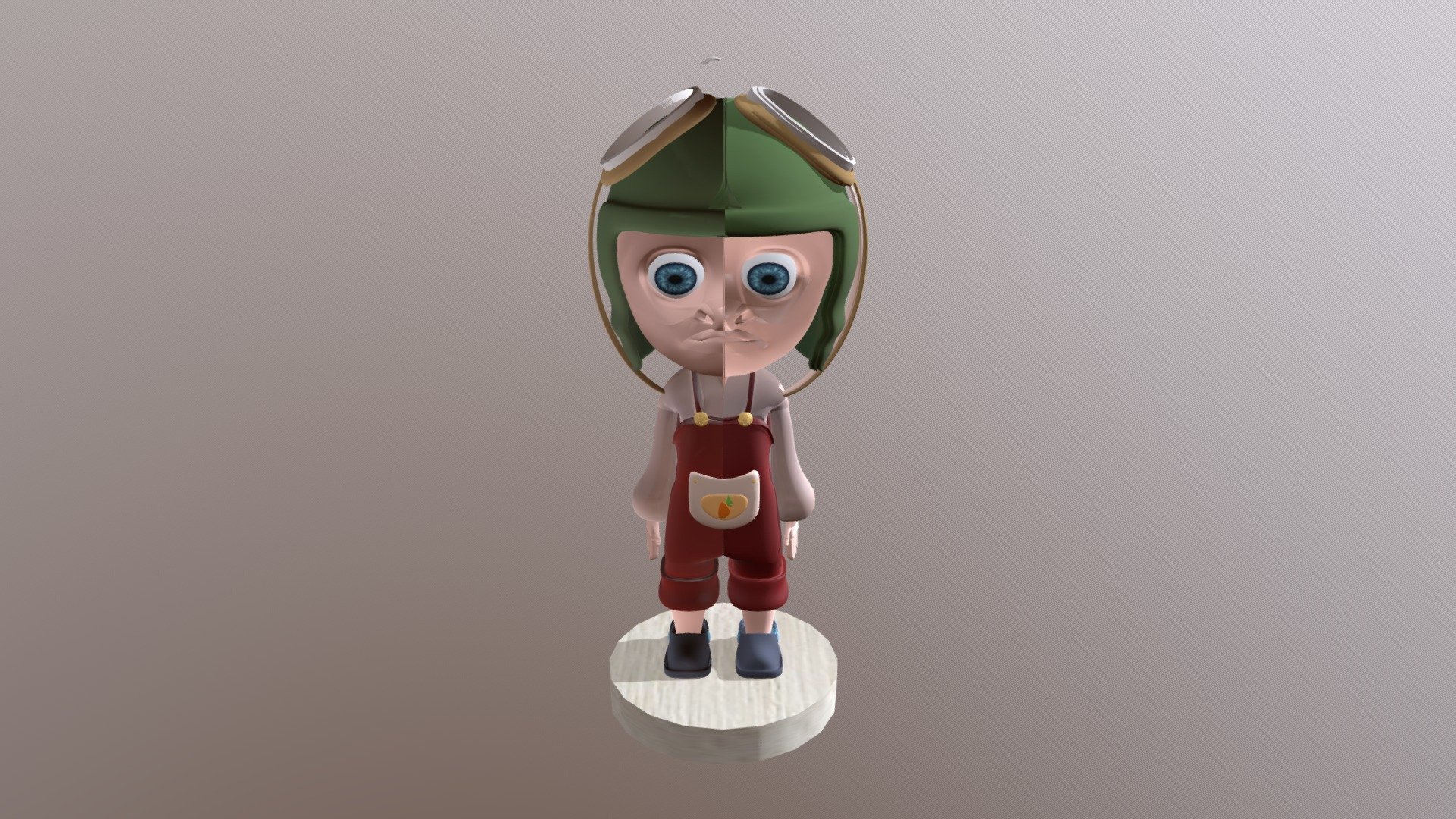 Helmet boy - 3D model by Heba Arif (@hebosh) [13960cb] - Sketchfab