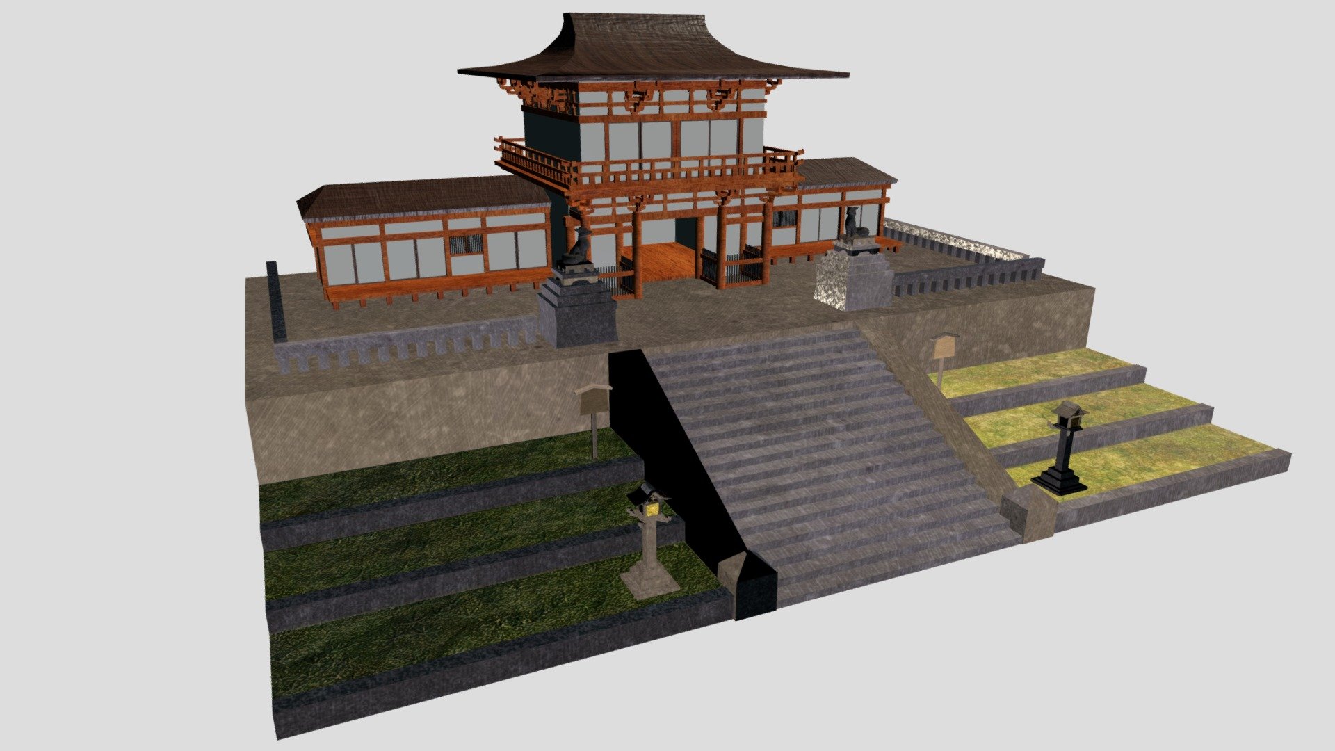 Japanese Shrine - 3D model by Victor Valls (@victor.valls.2016 ...