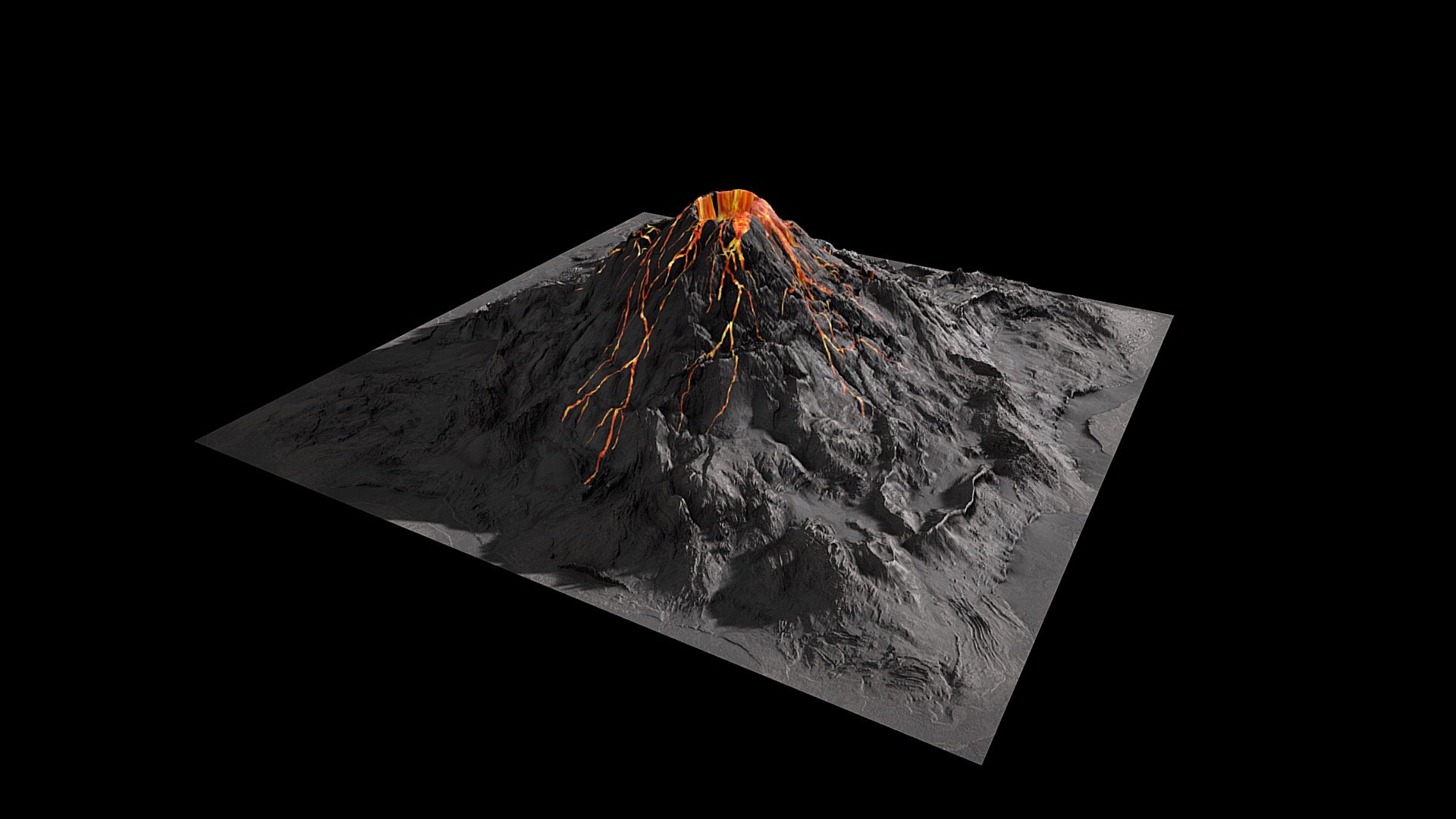 Volcano Version 2 - Buy Royalty Free 3D model by Desertsage [13968f2 ...