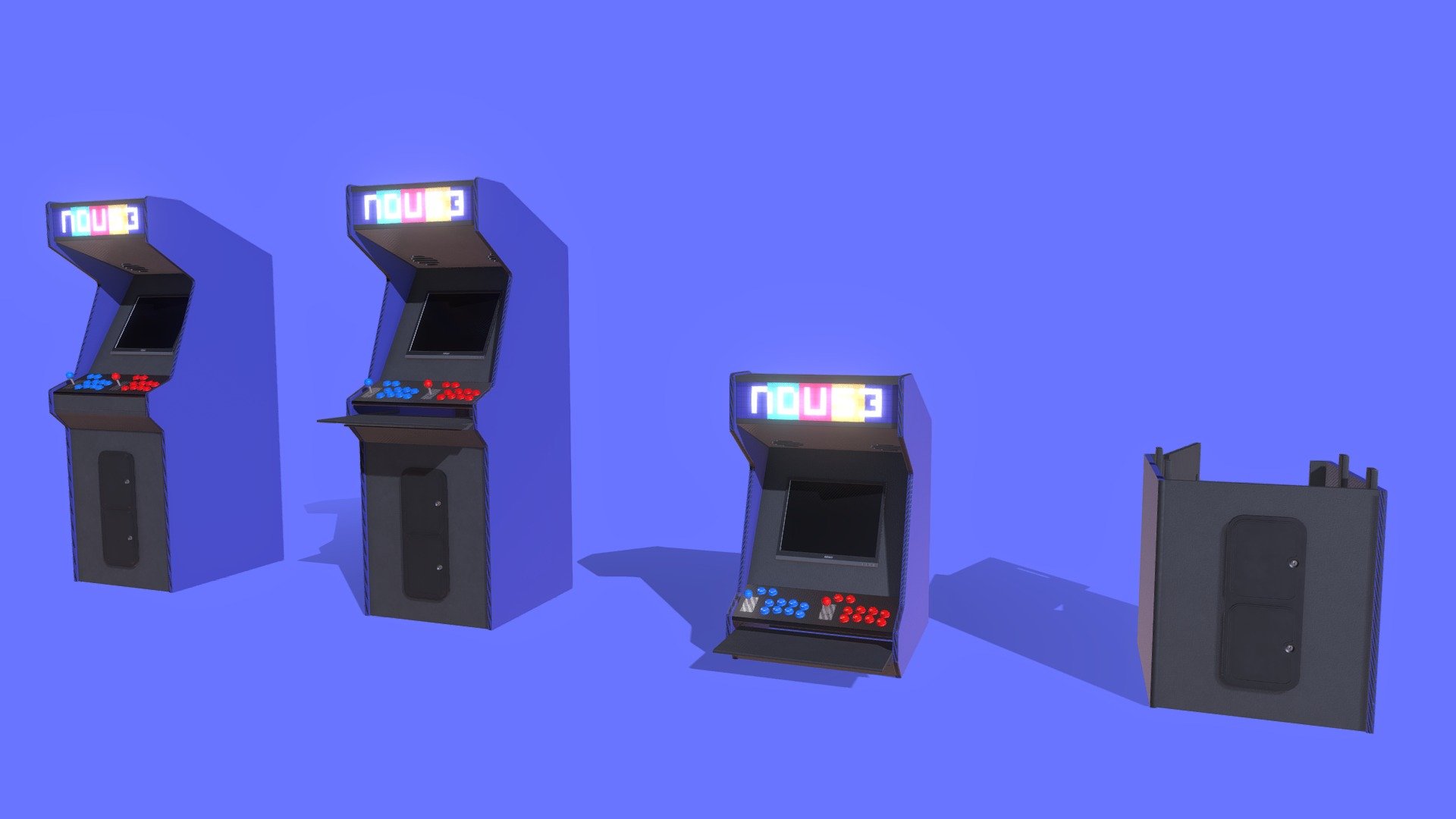 Arcade Machines - 3D model by Edwindus3 [1396a0b] - Sketchfab