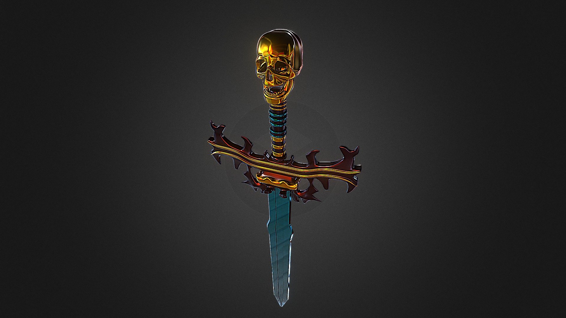 Skeleton Sword - Buy Royalty Free 3D model by Harold P. de Boer ...