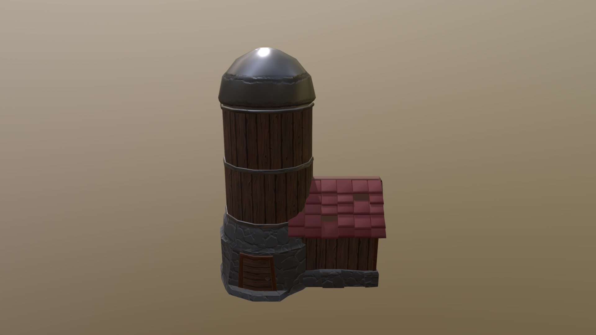 Stylized Farm Silo - 3D model by BaileyBrian [1398044] - Sketchfab