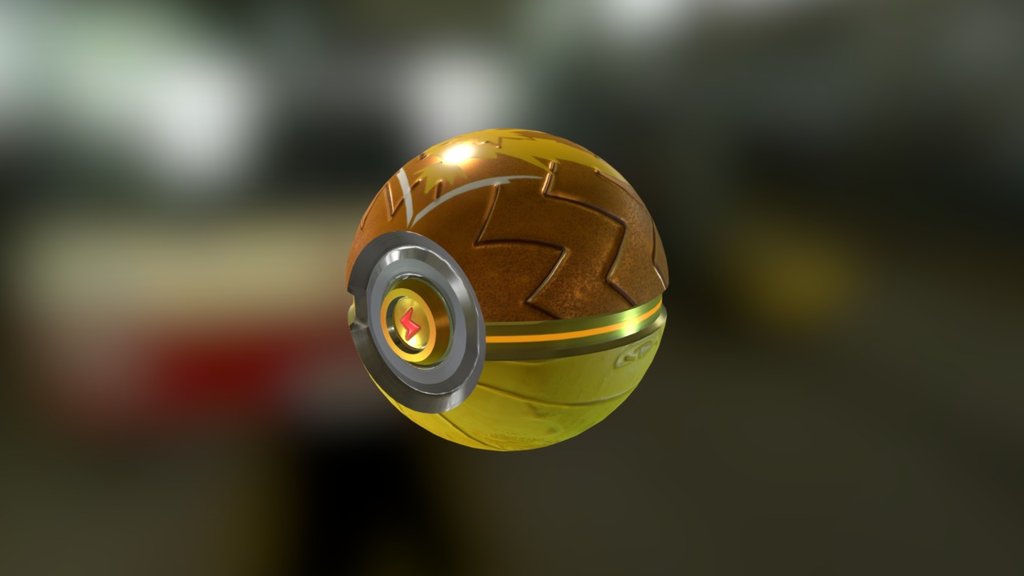 DR1 Pokeball Mesh Hi Poly - 3D model by profkayton [139885e] - Sketchfab