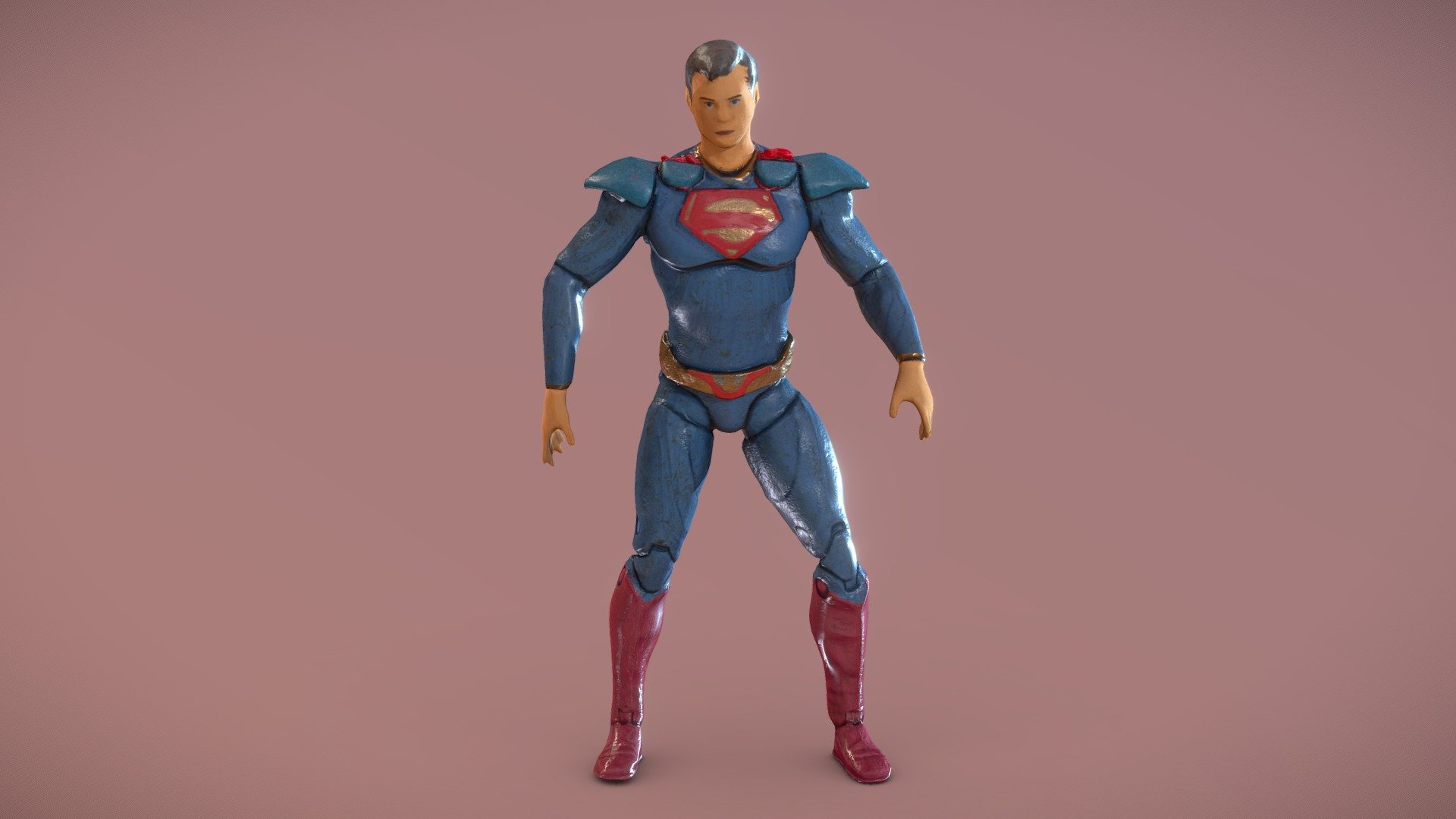 Superman action figure - Buy Royalty Free 3D model by omegadarling ...