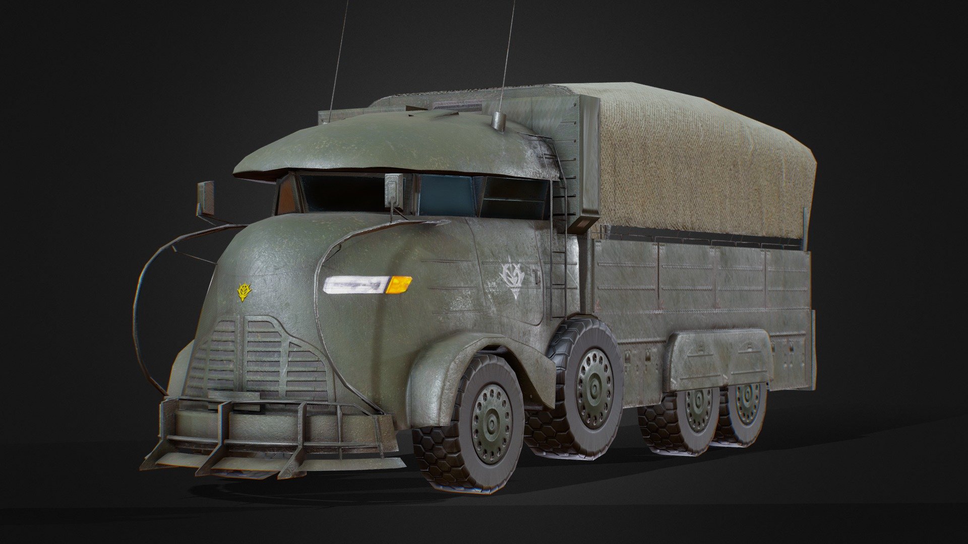 Zeon Zebu Transportation Truck - 3D model by One Year War Mod ...