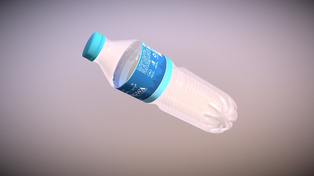 Water Bottle - 3D model by feisalkassim [139b1ea] - Sketchfab