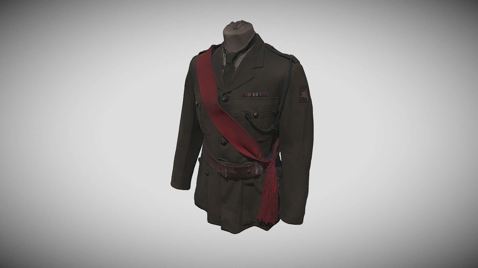 No.1 Parachute Regiment Uniform c.1945 - 3D model by Combined Military ...