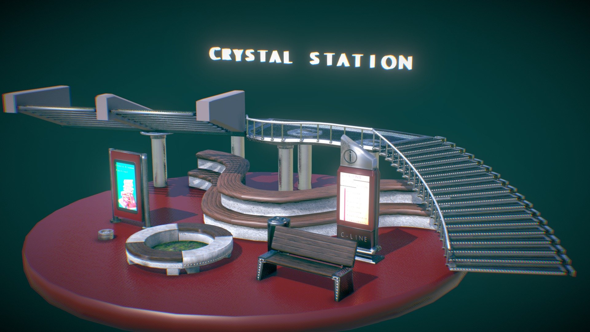 Crystal Station Assets - 3D model by JuanAntonioCGI (@maxguardior ...