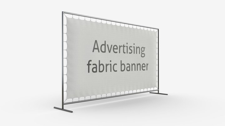 Banner 3D models - Sketchfab