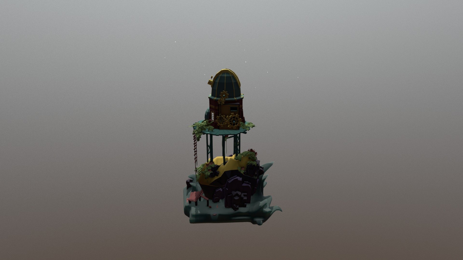 Diorama Low Poly - 3D model by matildevinther [139e239] - Sketchfab