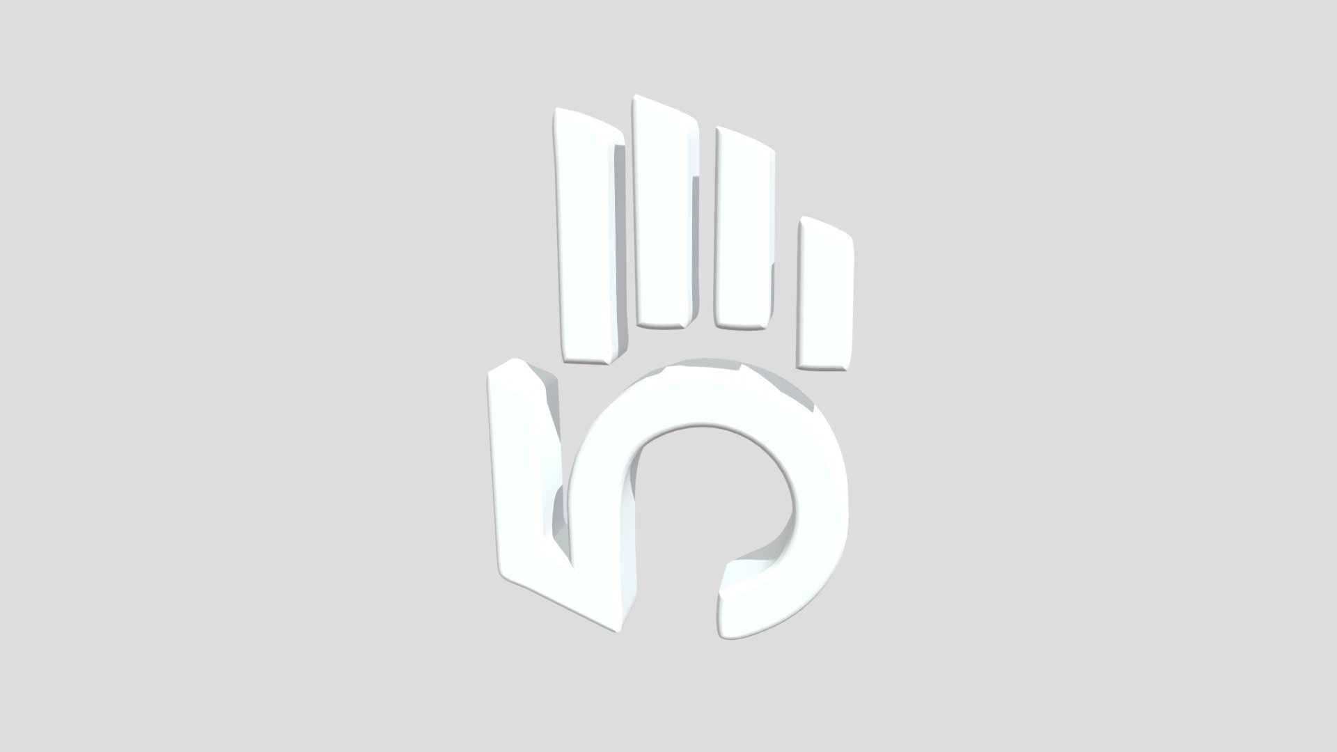 Five Fingers Logo - 3D model by mrboombastic12 [139ff93] - Sketchfab
