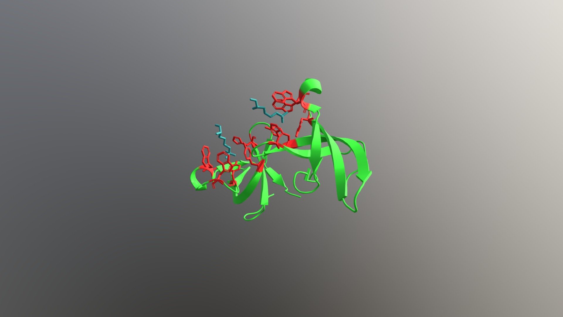 Pymol - 3D model by anukij [13a02f9] - Sketchfab