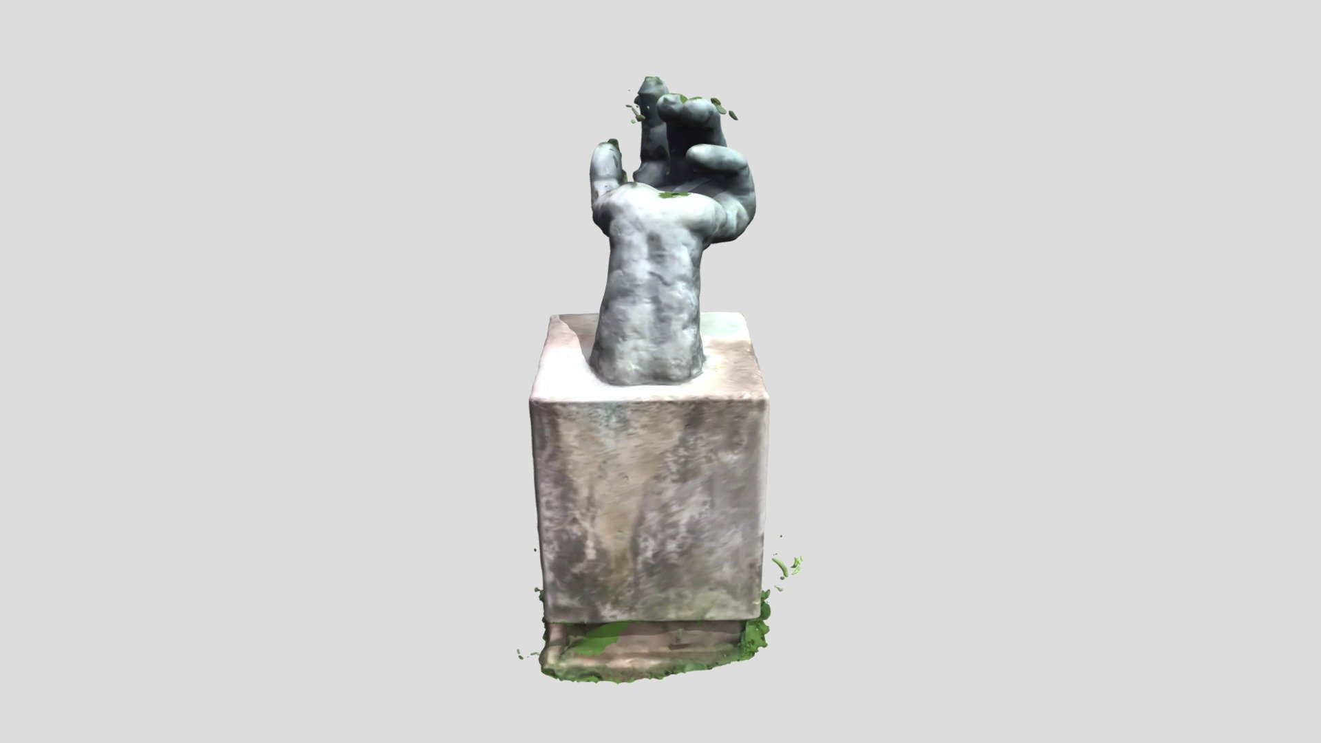 Hand-shaped bronze statue - Download Free 3D model by Yoshikazu ...