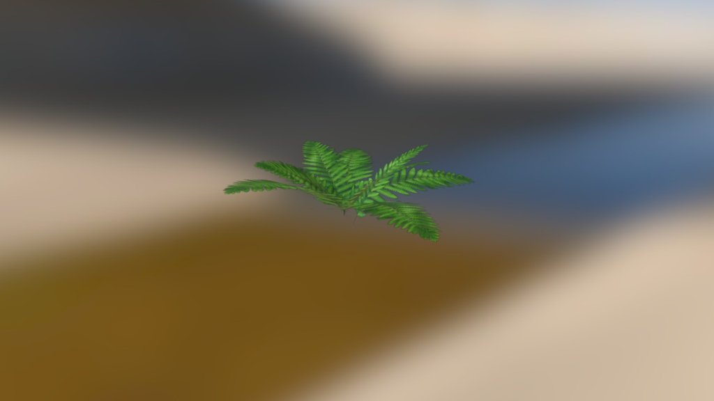 Low poly fern - 3D model by tiko.putra [13a10b8] - Sketchfab