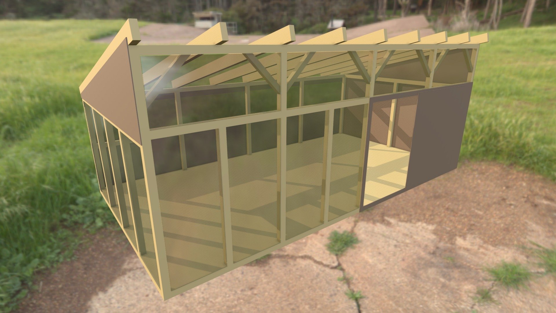 Cottage Scale Model - 3D model by kaaa [13a27b1] - Sketchfab