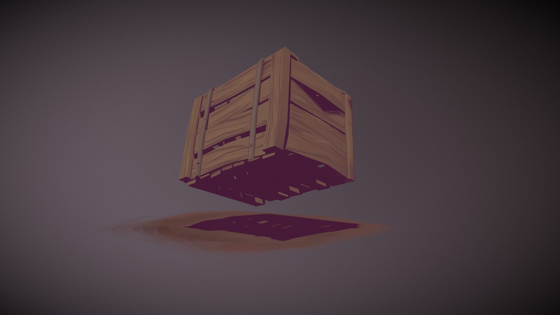 Wooden box - 3D model by DanVignes [13a3bc2] - Sketchfab