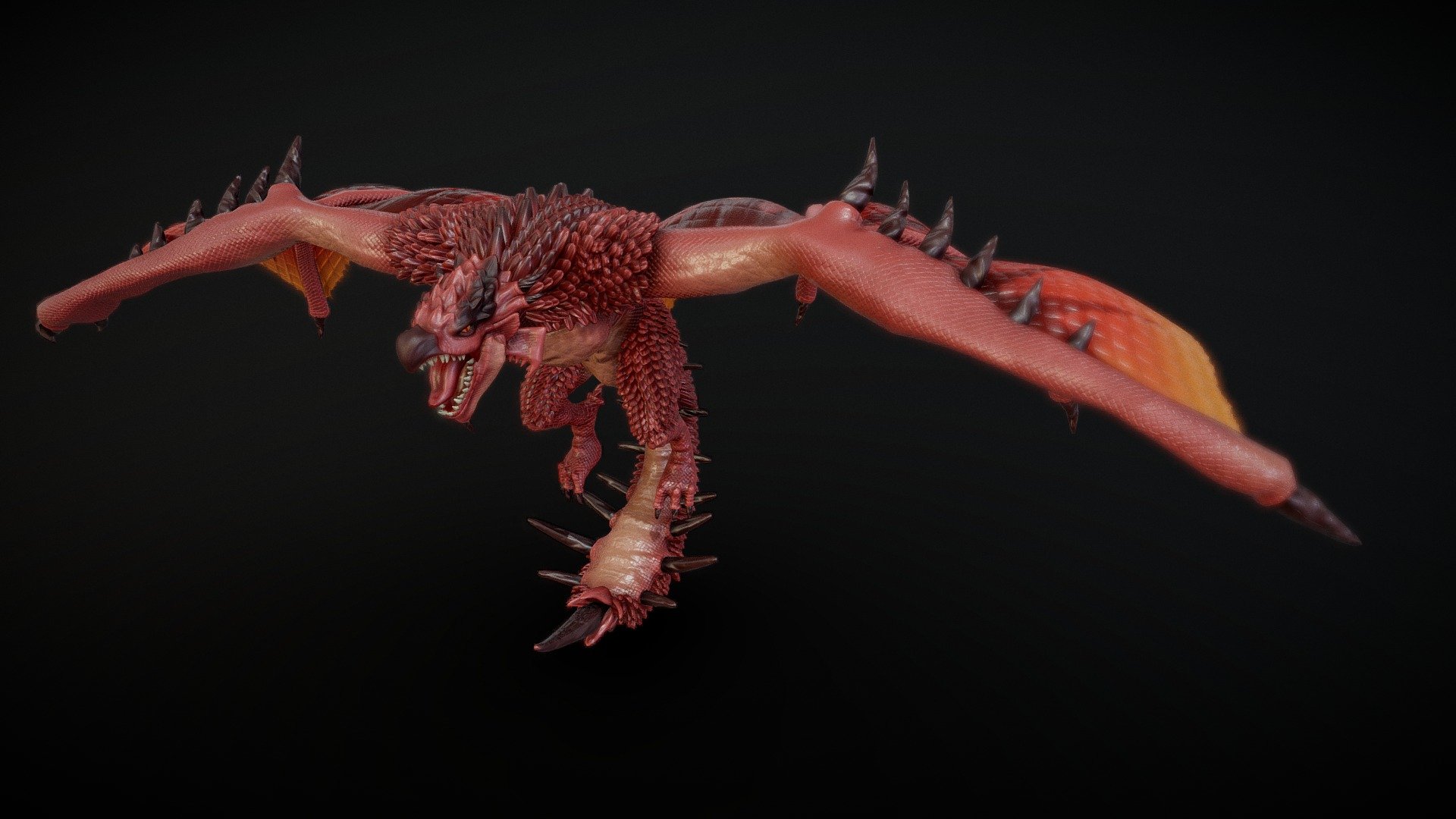 Rathalos | Monster Hunter - 3D model by Raiden (@raiden_x) [13a3f65 ...