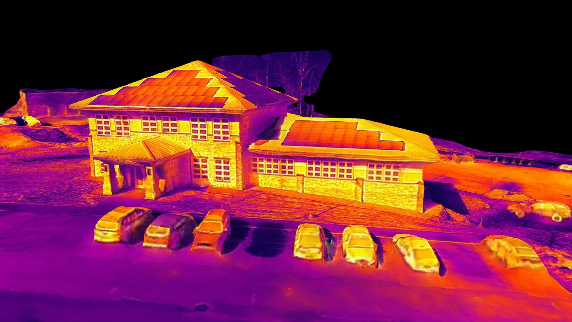 Thermal Mesh - Small Commercial Building - 3D model by Staufer Aerial ...