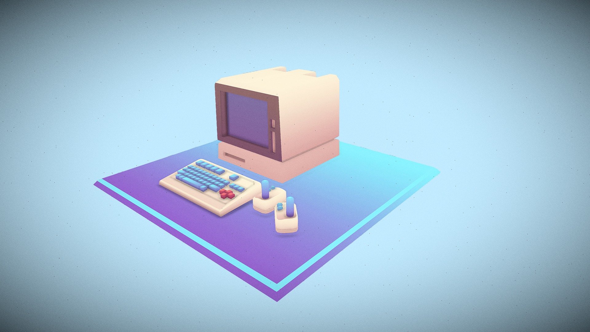 Old Computer - 3D model by ShemoKam [13a55c0] - Sketchfab