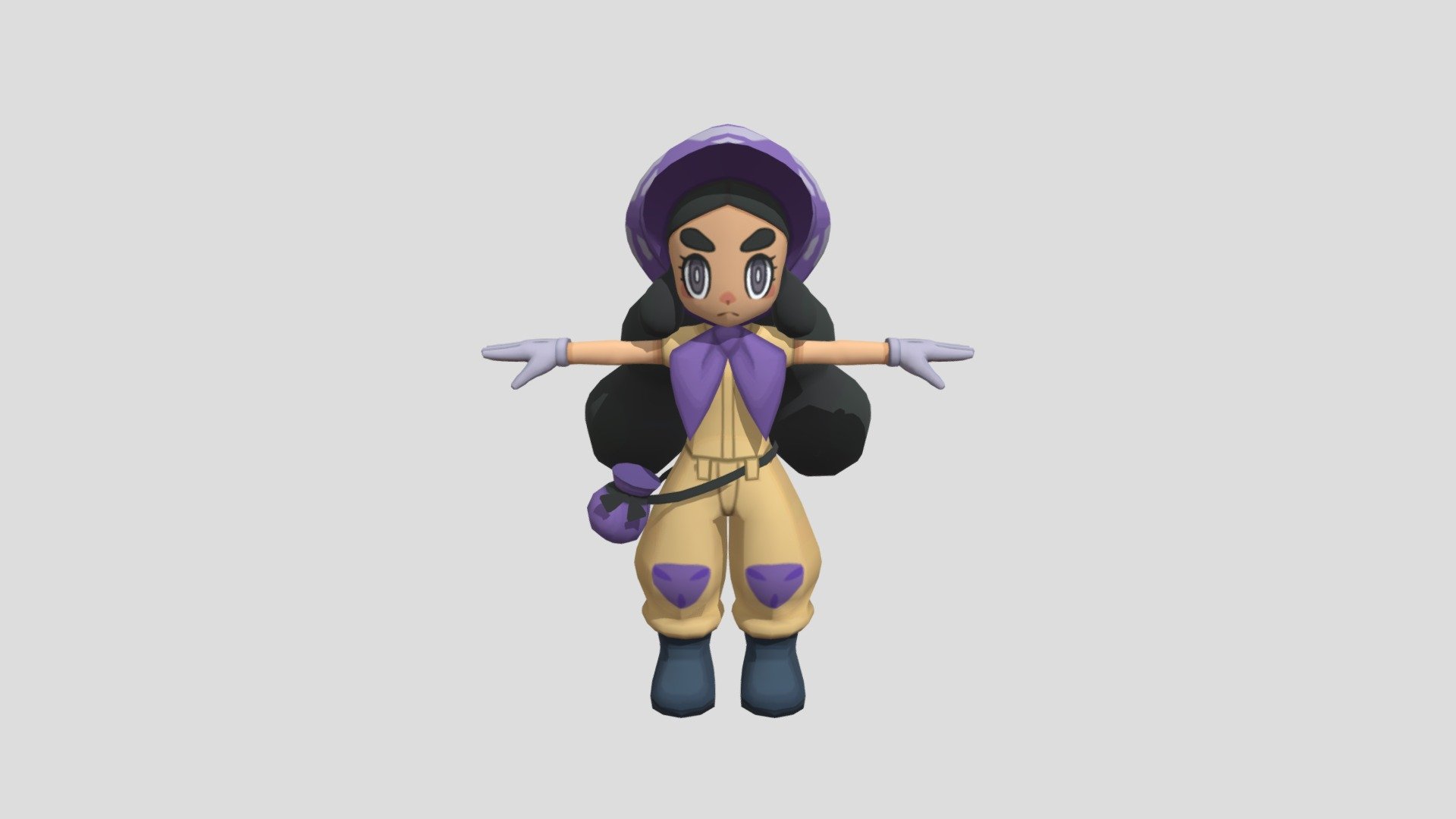 3DS - Pokemon Sun Moon - Hapu - Download Free 3D model by Oui ...