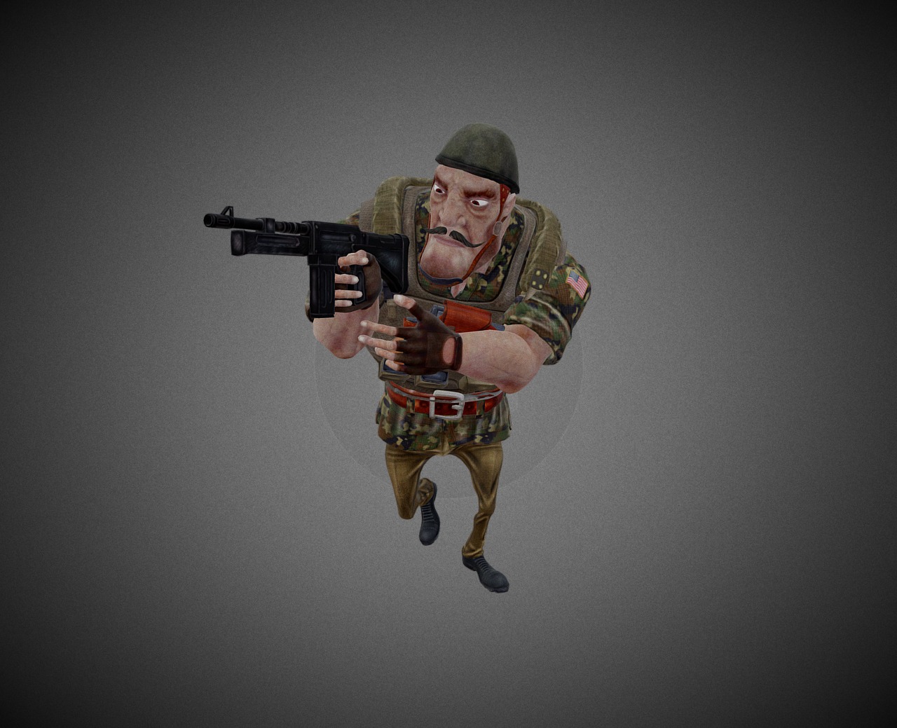 Running Shooting With Big Gun Final - 3D model by BeyondMotion [13a8b8f ...