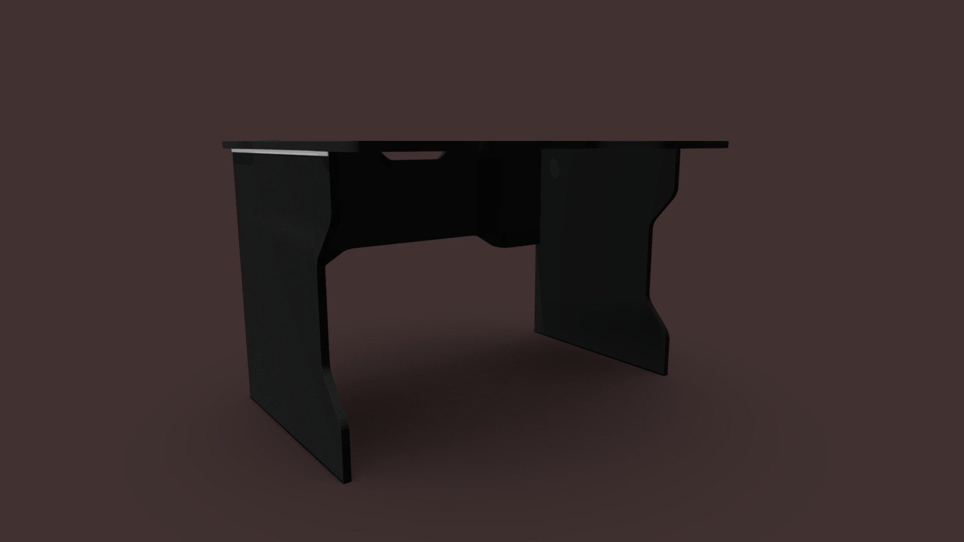 Gaming Table with glowing LED strips - 3D model by zigotenko [13ab4dd ...