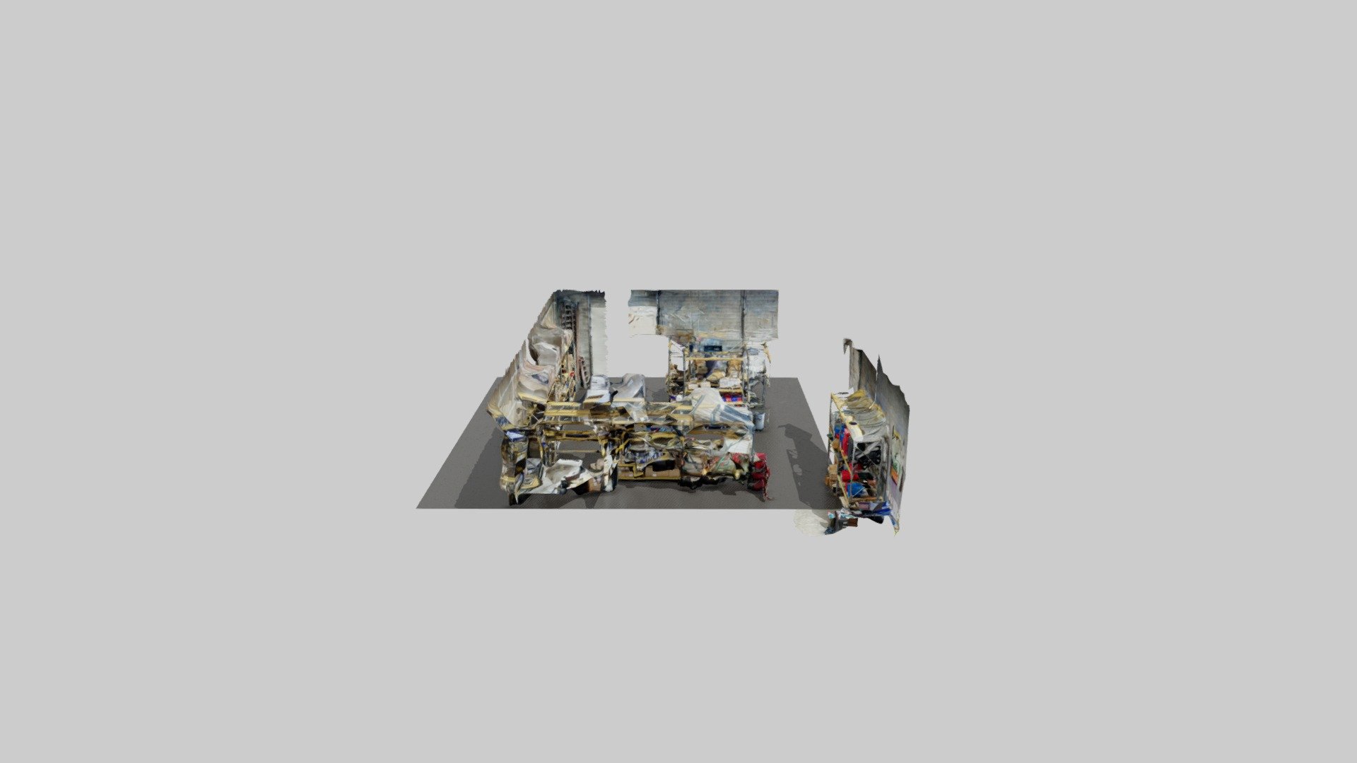 WAREHOUSE_MESS - 3D model by iDuntthinkso [13ab916] - Sketchfab