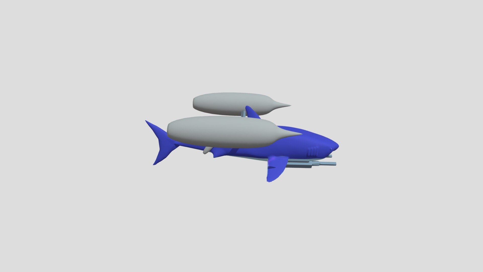 Space Shark - 3D model by Clownbox [13abc6b] - Sketchfab