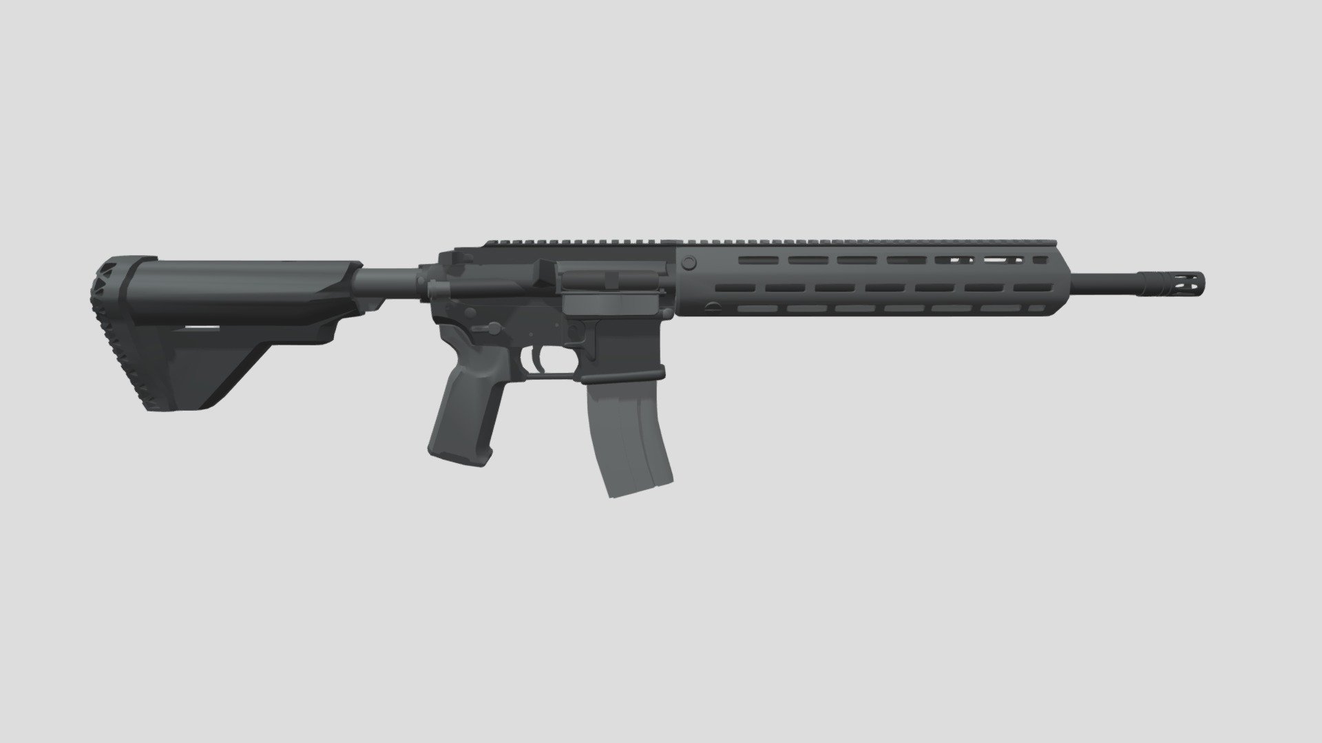 HK416 A1 - Download Free 3D model by calico16 [13ae037] - Sketchfab
