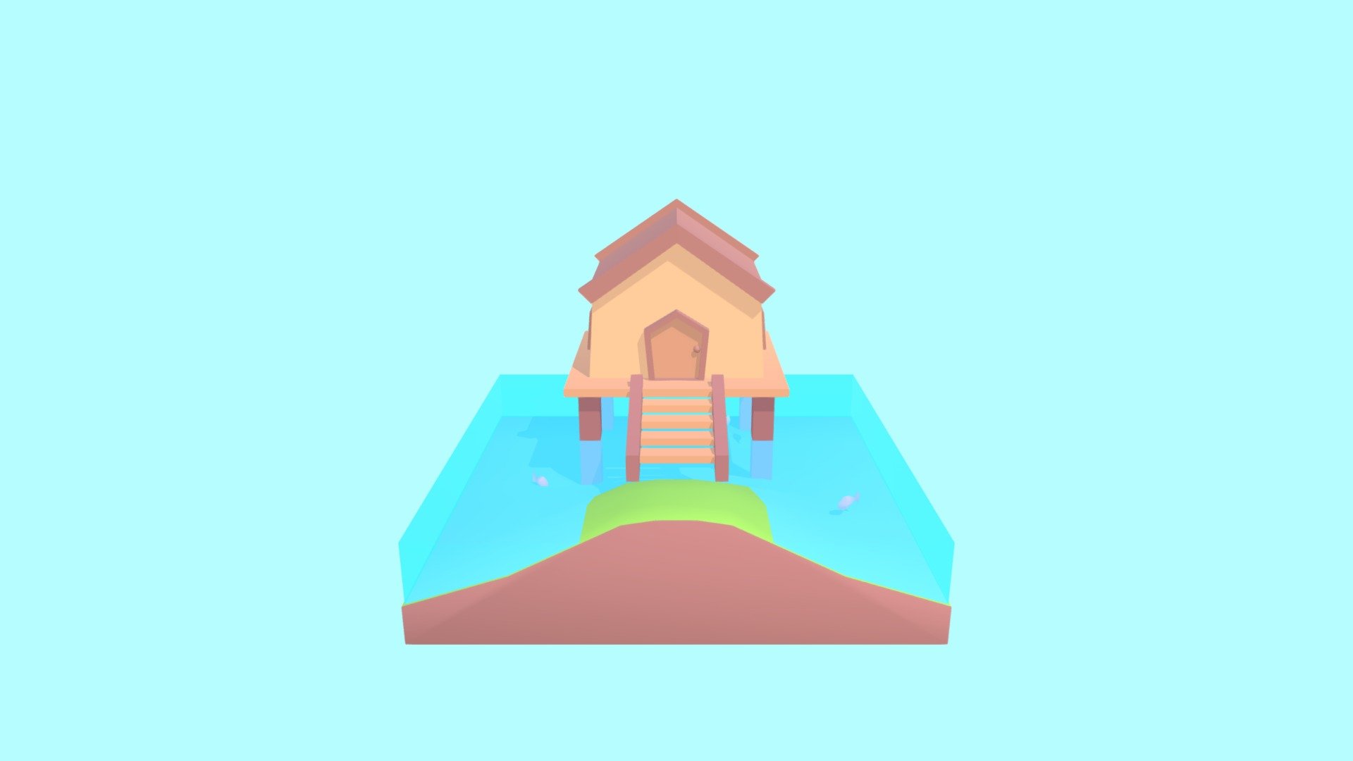 Lake House - 3D model by ZetaX [13ae32f] - Sketchfab