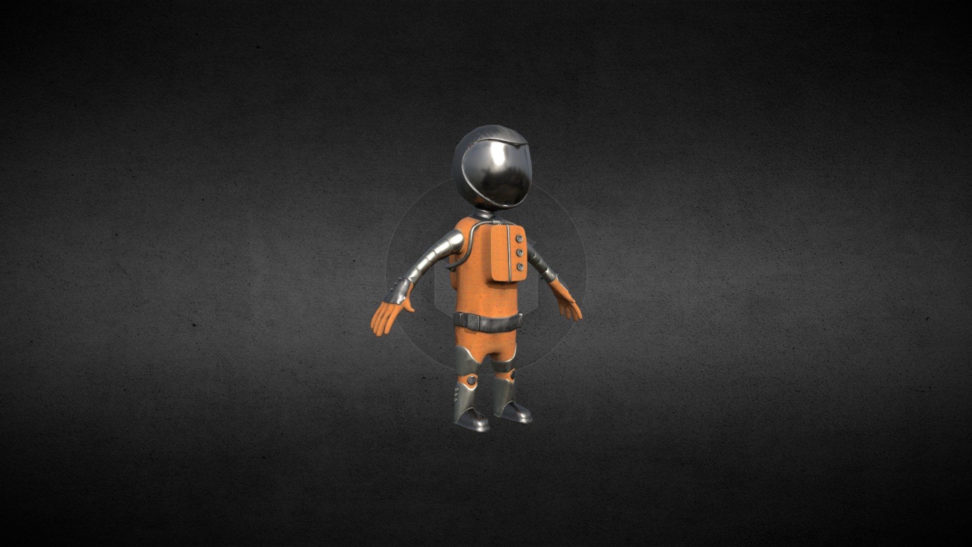Astronaut (low poly) - Buy Royalty Free 3D model by Sergi Trojanski ...