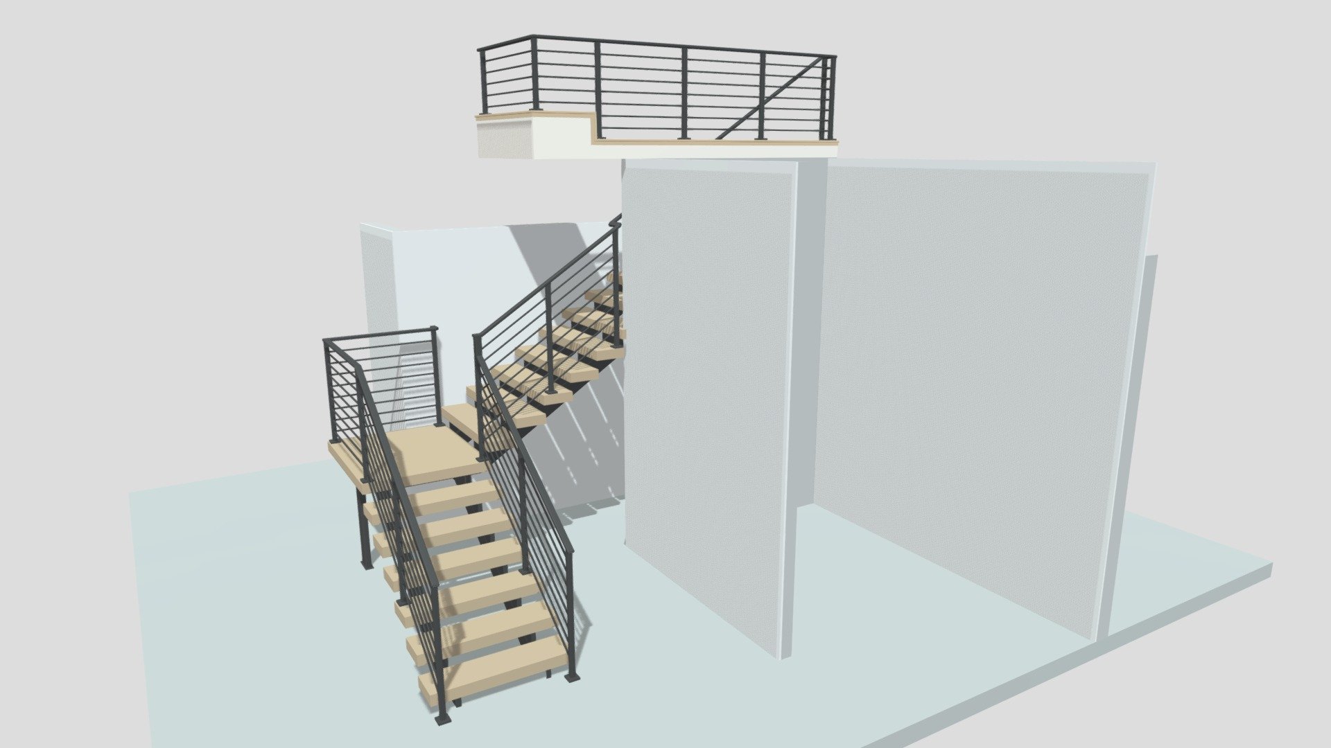 Int Double Stringer & Bar Rails McMaken REV 11.6 - Download Free 3D ...