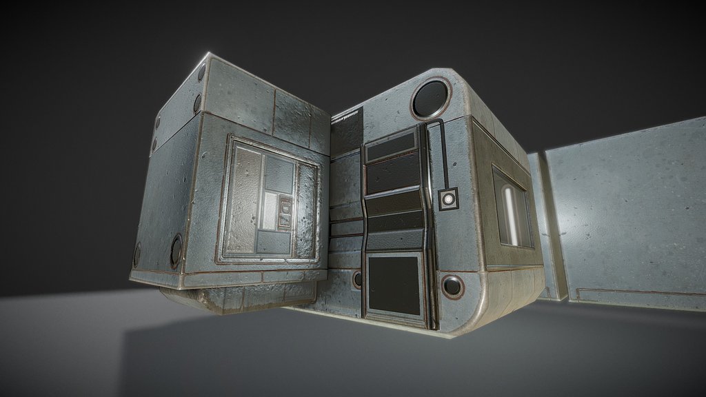 Futuristic Living Module Collection - A 3D model collection by 3DHaupt ...