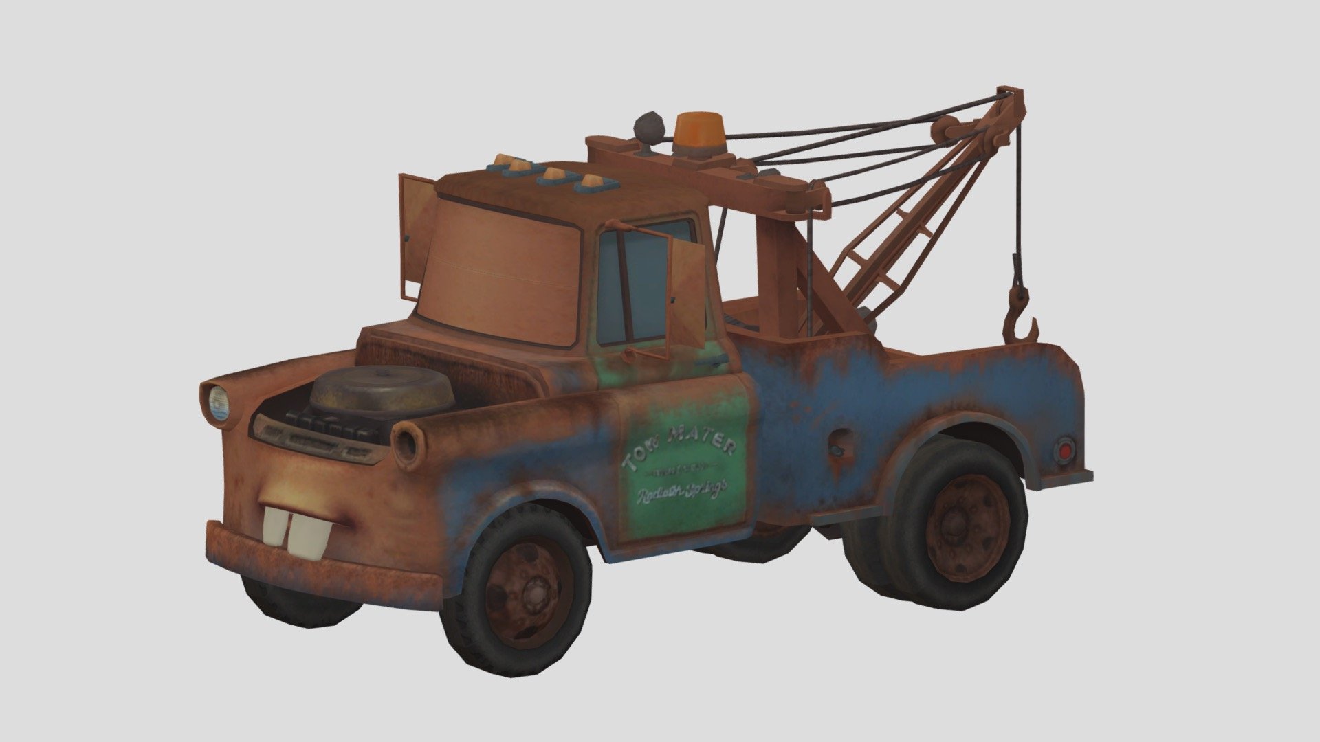Wii Cars Toons - Mater - Download Free 3D model by SMF Features ...
