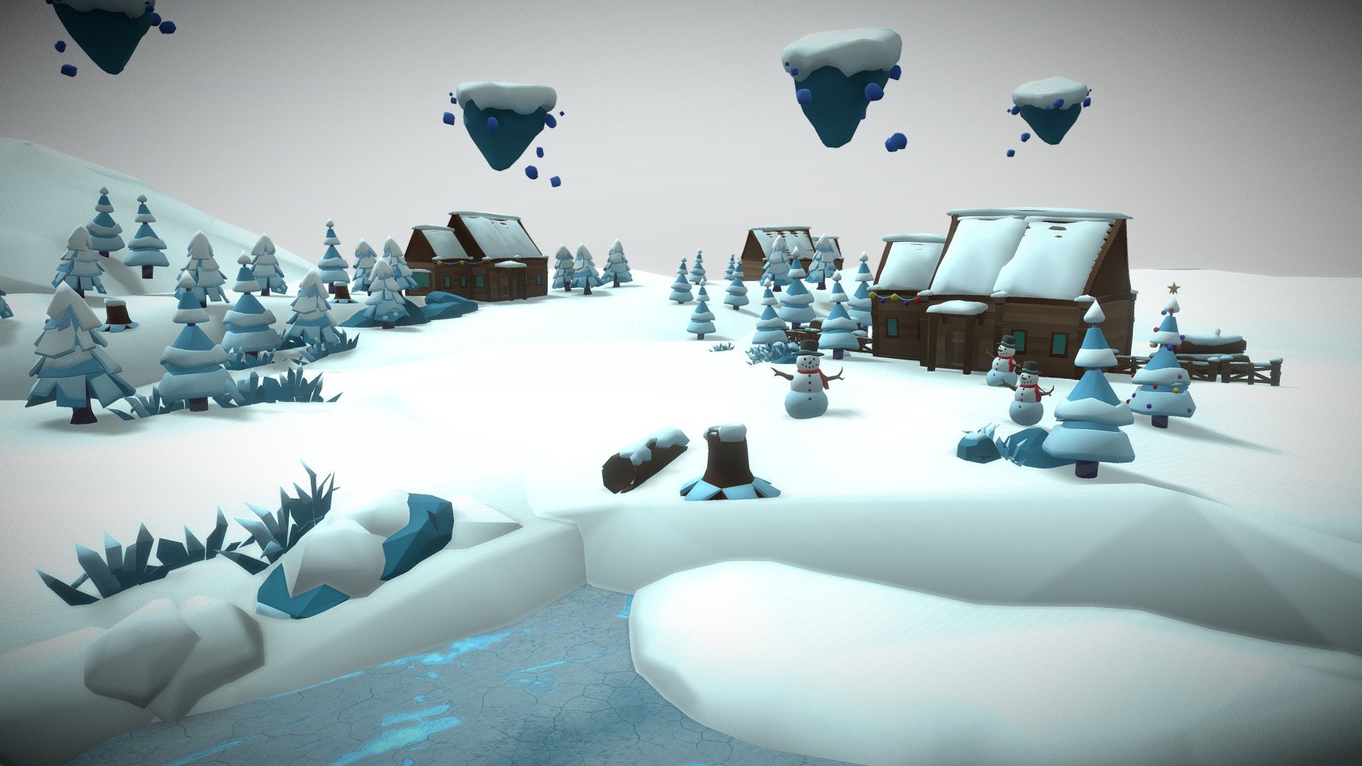 WinterFell_Environment - 3D model by Unvik_3D (@unvik) [13b6660 ...