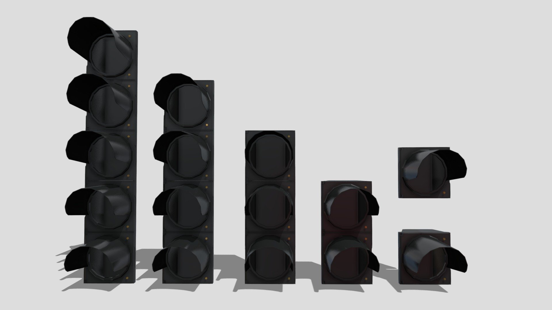 300mm Sinowatcher Traffic Signal Housings - Download Free 3D model by ...