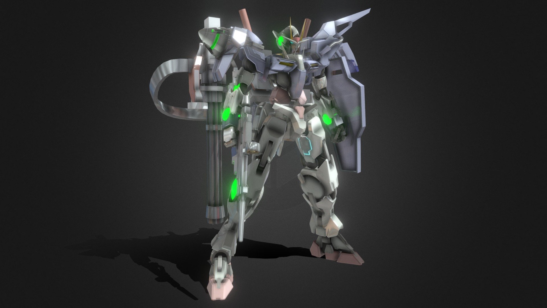 Gundam 00 Aile Finish - Buy Royalty Free 3D model by Gblack Id ...