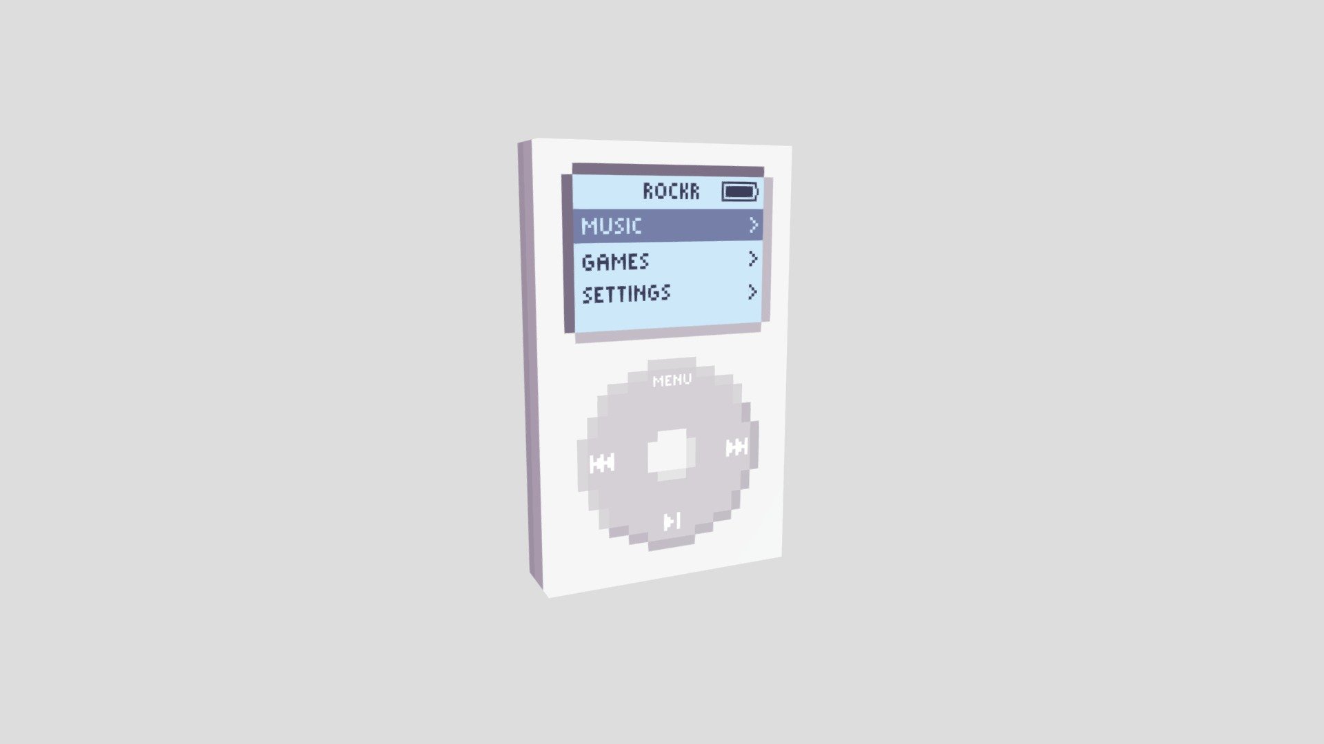 Low-poly MP3 player - 3D model by Matt.Sayer [13b7fd7] - Sketchfab