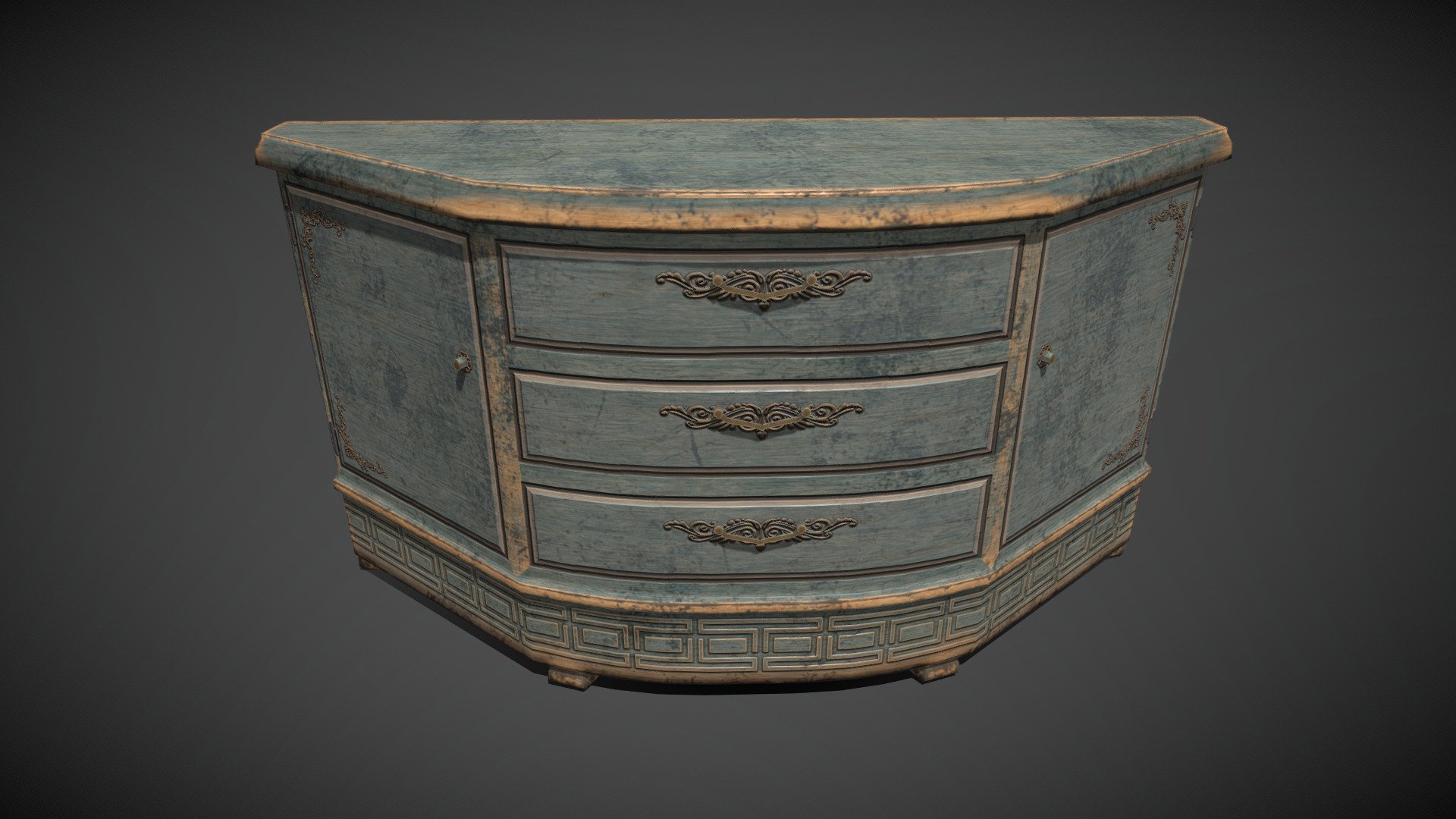 Console Cabinet - Buy Royalty Free 3D model by Caxtor [13b84ca ...