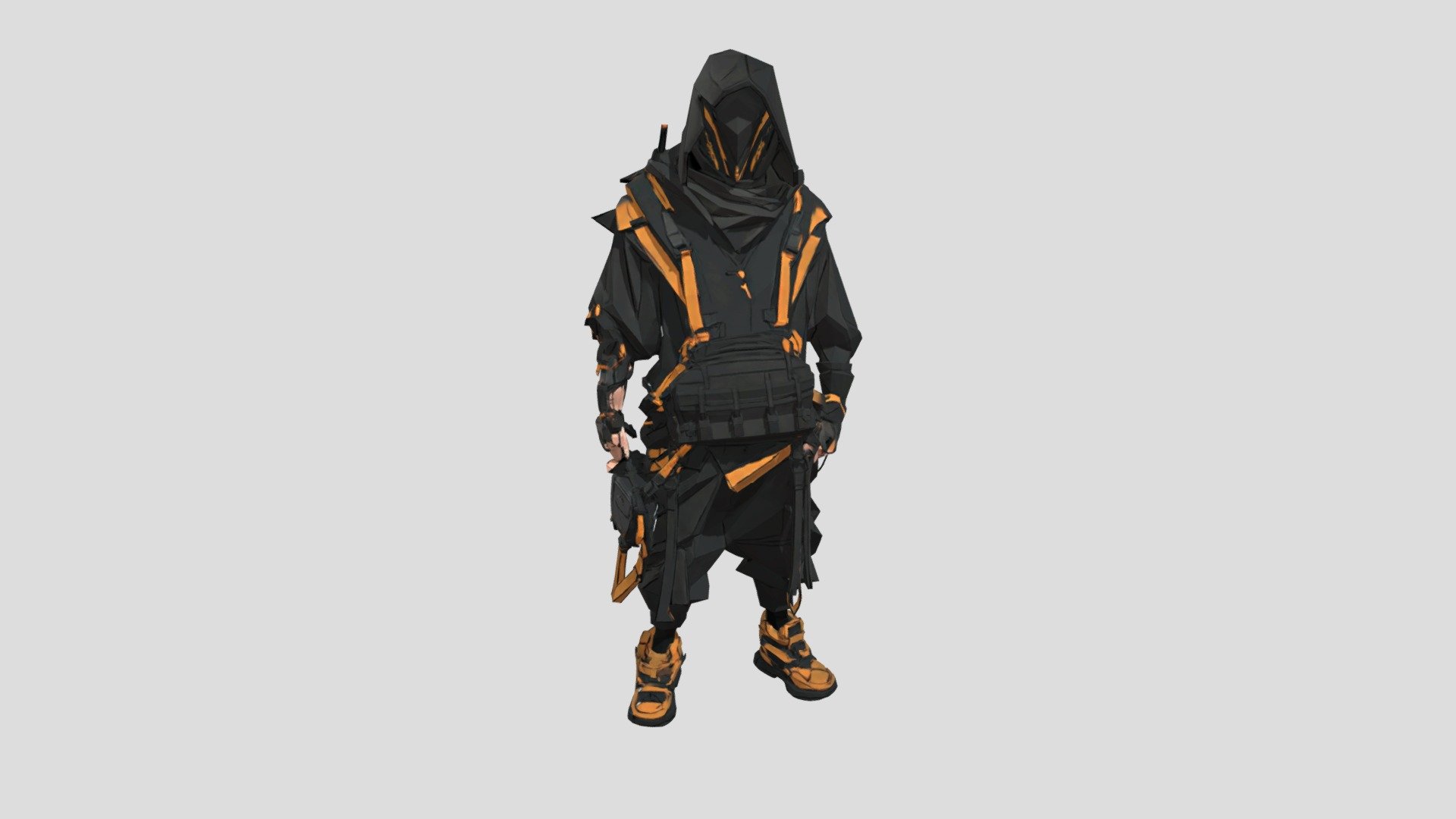 Cyberpunk Character [FREE] 2K Resolution - Download Free 3D model by ...