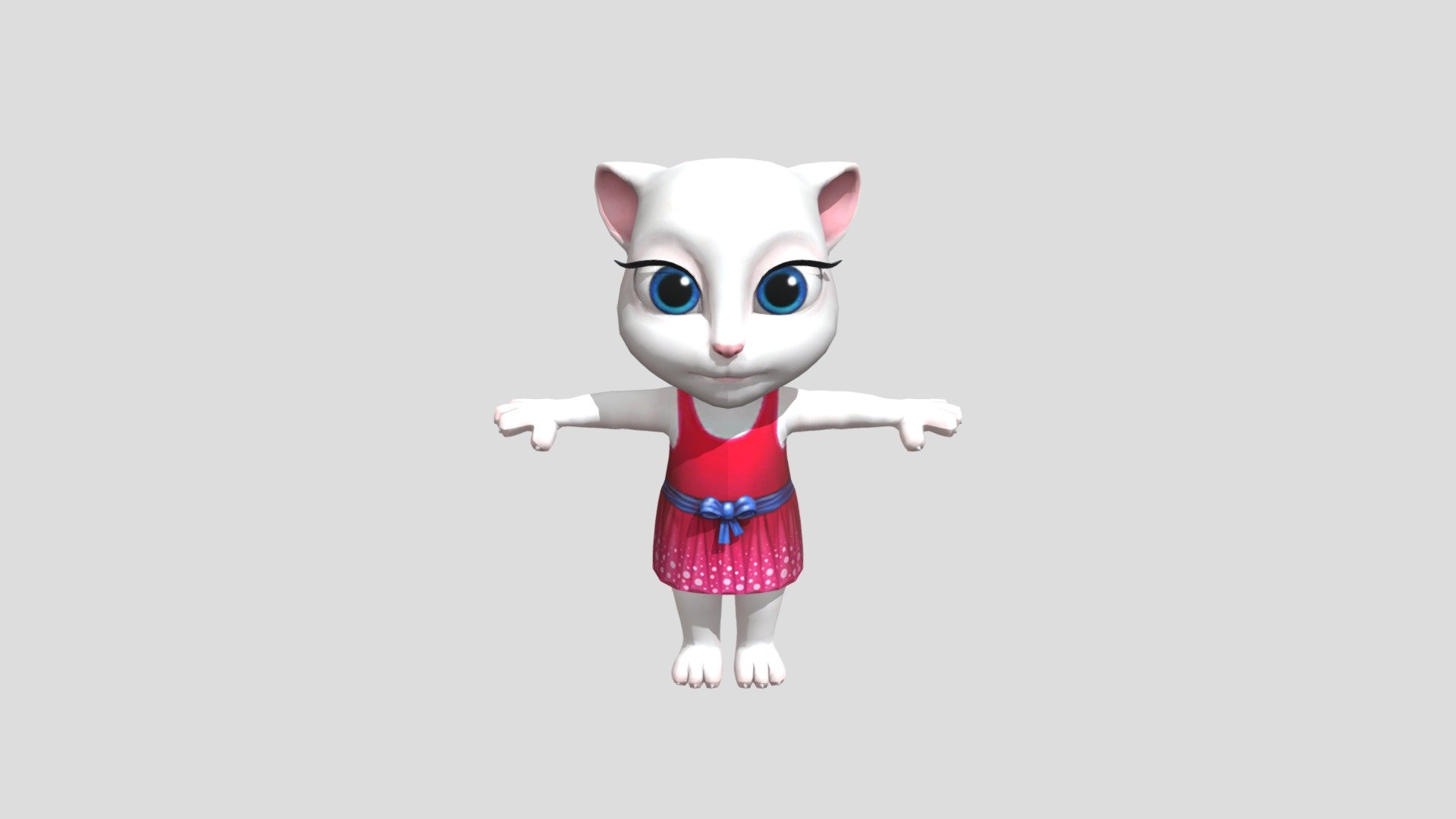 Talking-angela - 3D model by Saramay (@Saramay) [13b905e] - Sketchfab