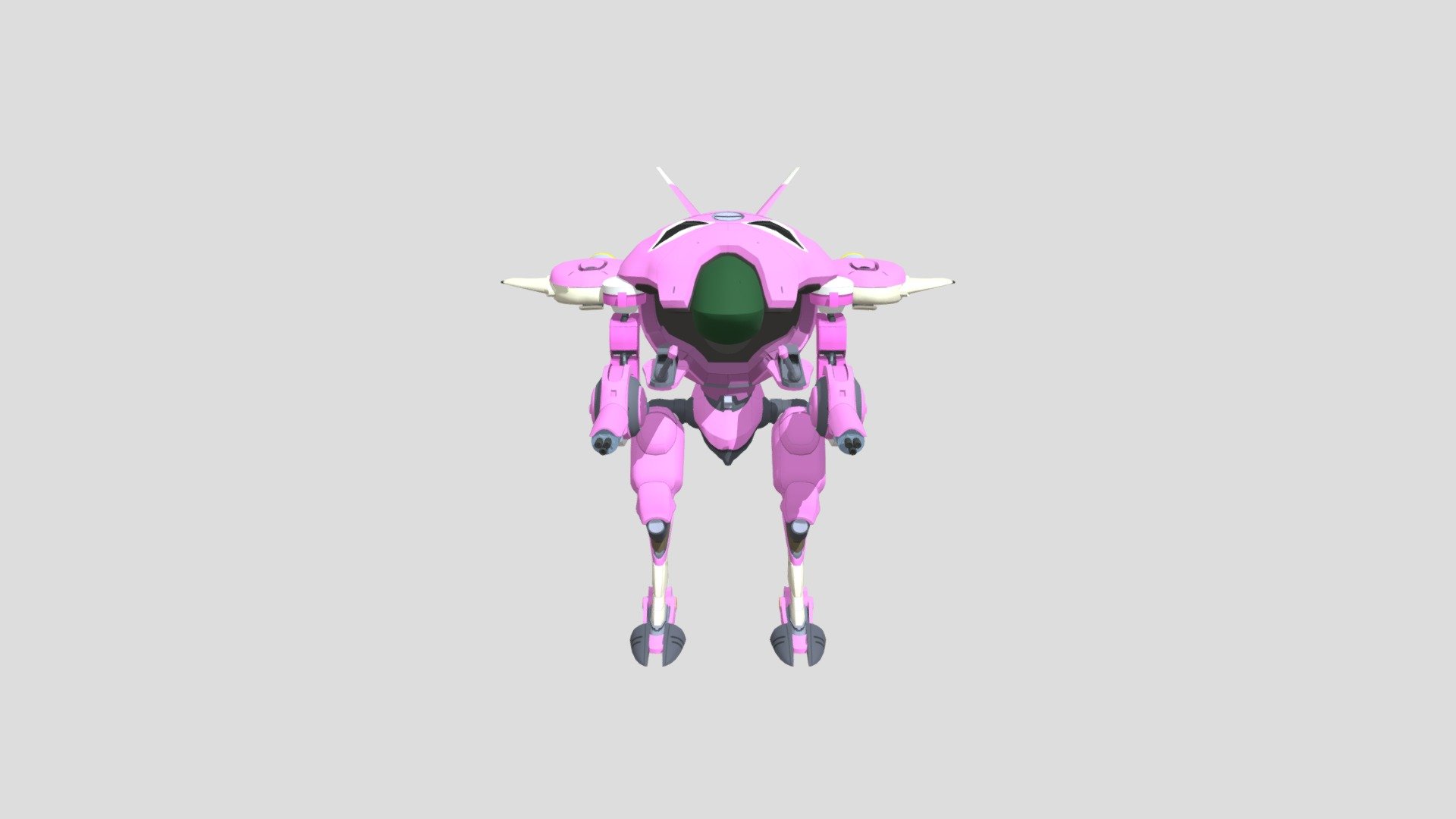 DVa Mecha Mid-Poly - Download Free 3D model by hombresinombre [13bb57a ...