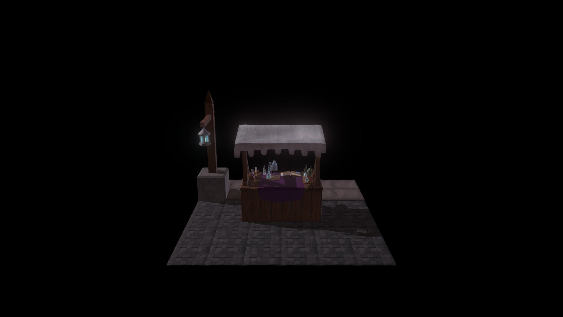 SM Potion Stall - Download Free 3D model by James Of the Glennon ...