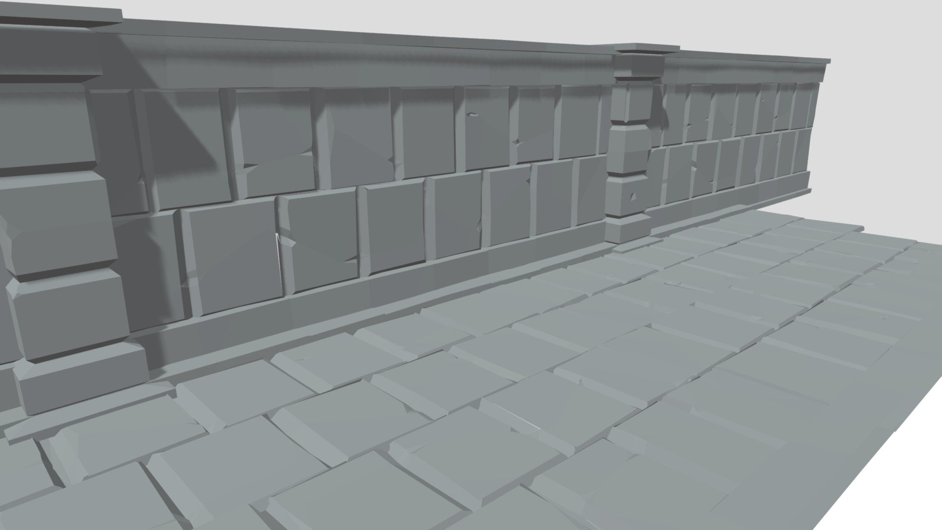 Stone Wall - Download Free 3D model by doug.oscar [13bbad6] - Sketchfab