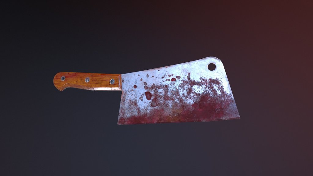 Butcher Knife - 3D model by IvoR (@ivomiguelratinho) [13bc247] - Sketchfab