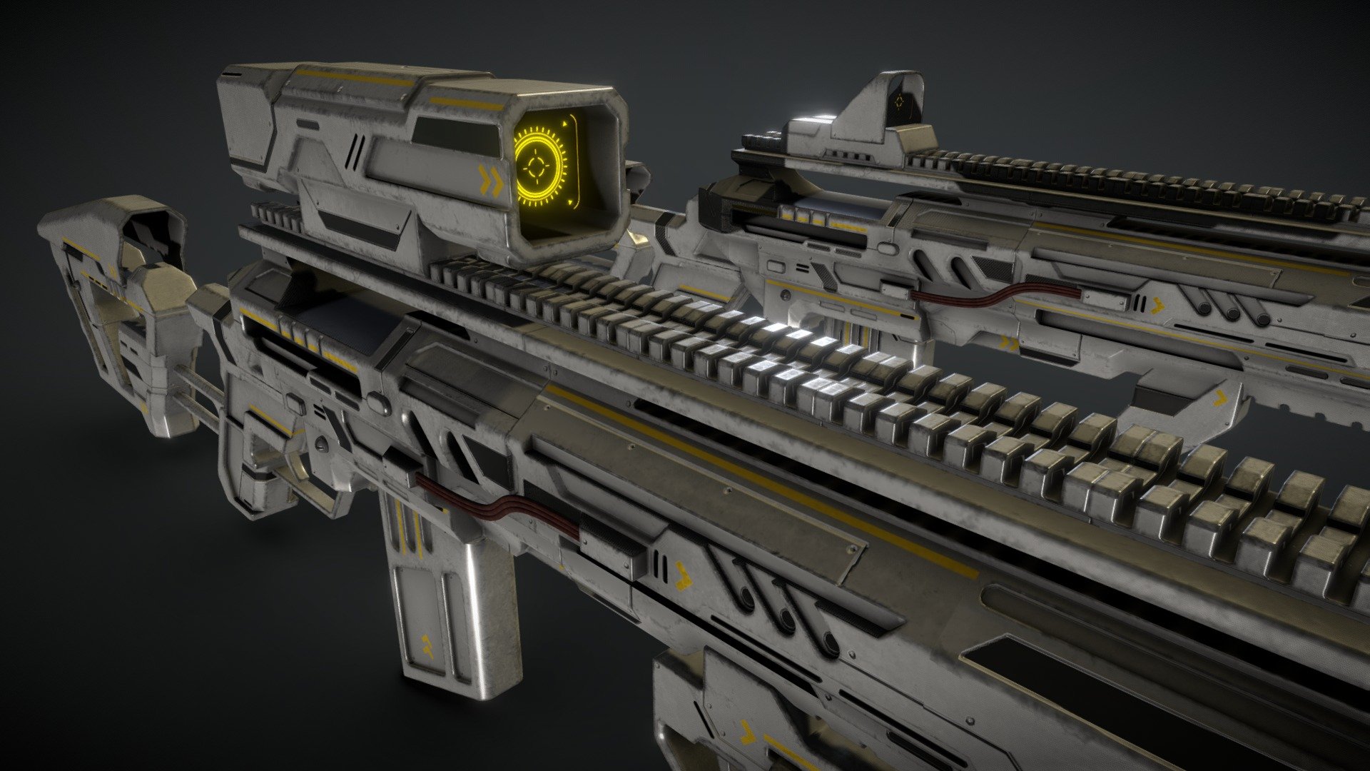 Dual-Barrelled Rifles - Buy Royalty Free 3D model by Bl4ckGh0st ...