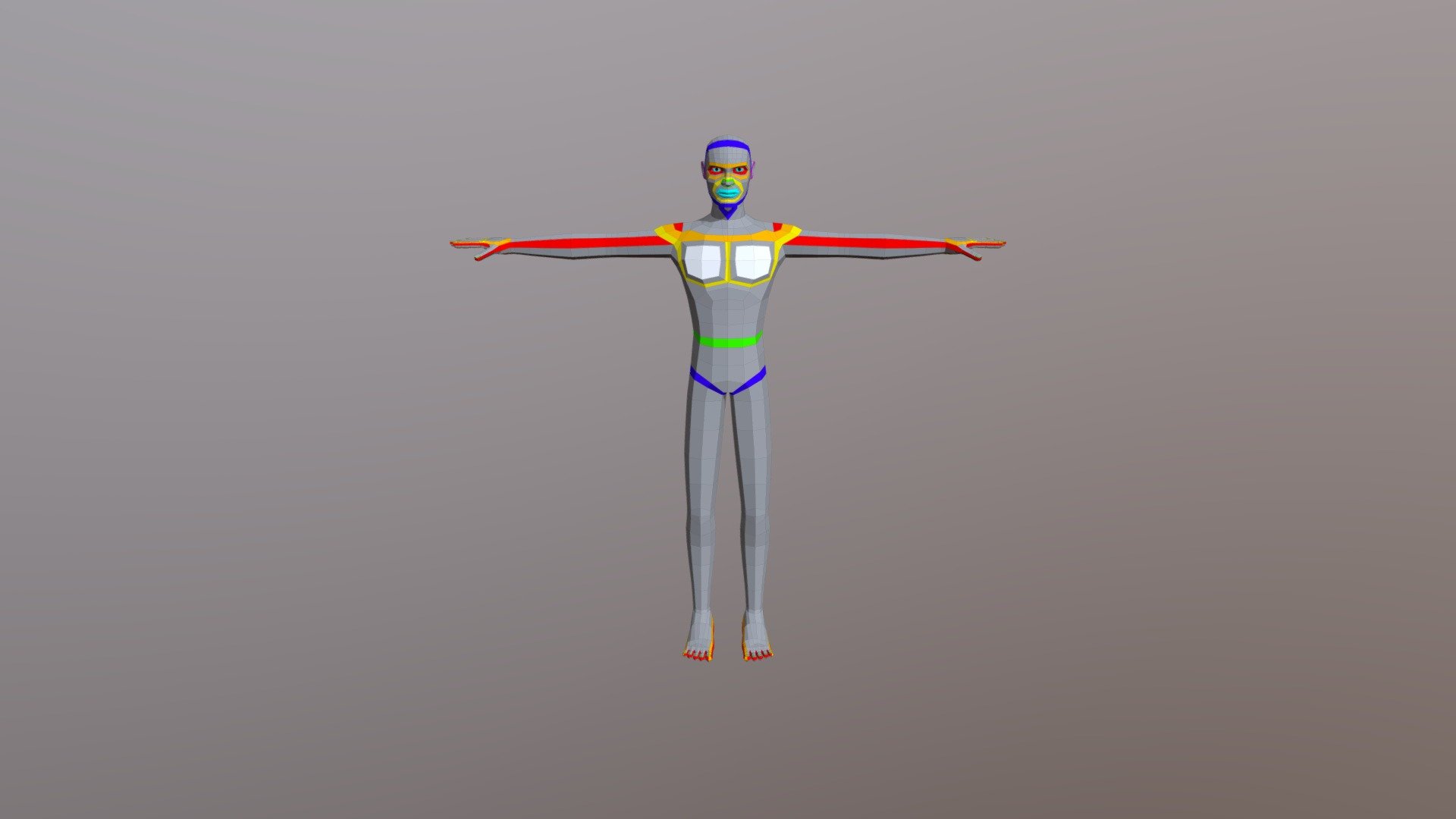 Character topology flows example - 3D model by R0NIN_EX [13bce65 ...