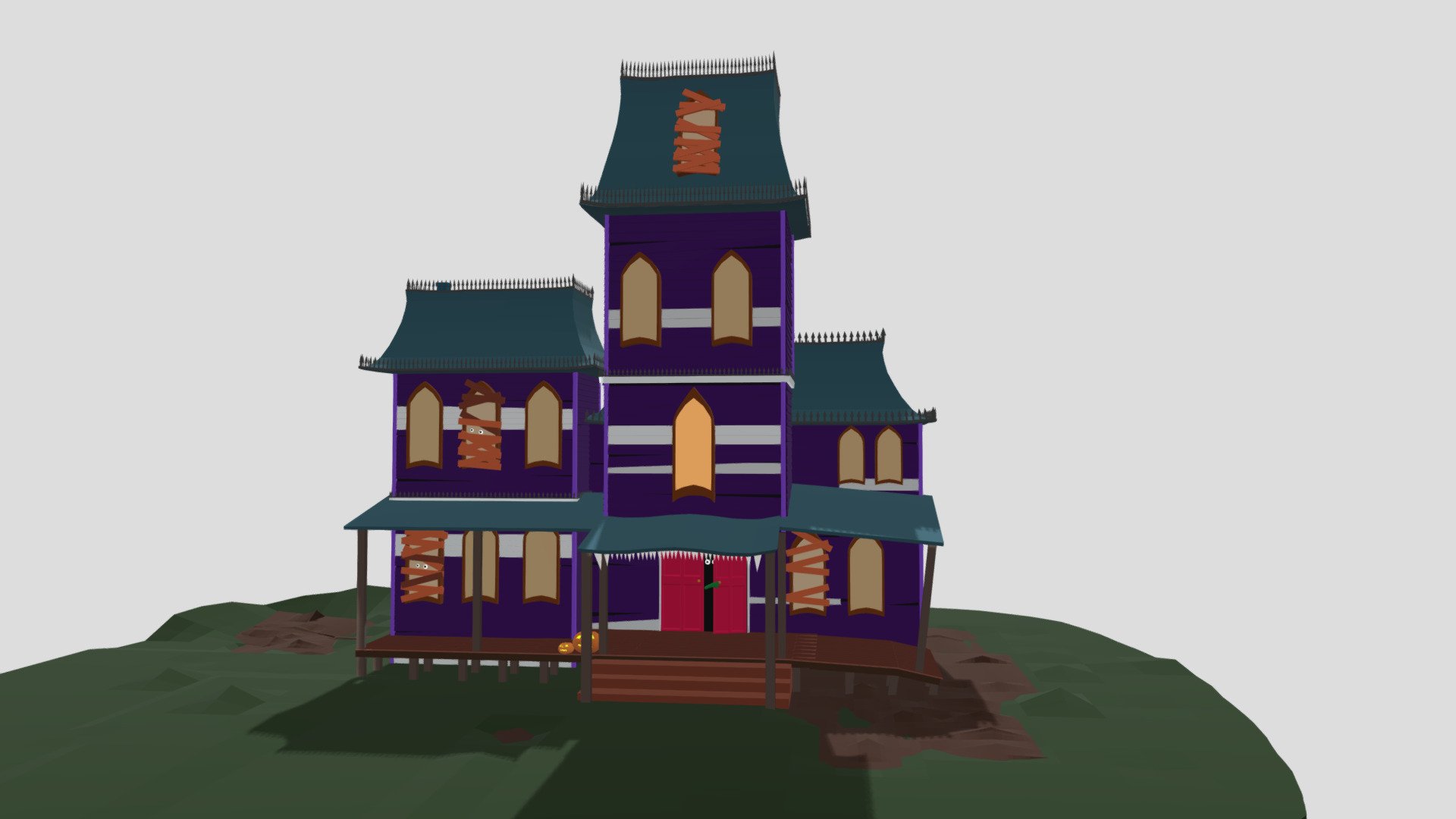 Haunted House - Download Free 3D model by Superfairy [13bd4ee] - Sketchfab
