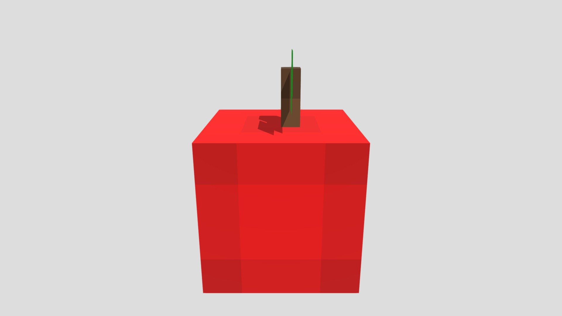 3d Minecraft Apple - Download Free 3D model by MinecraftModels2.0 ...