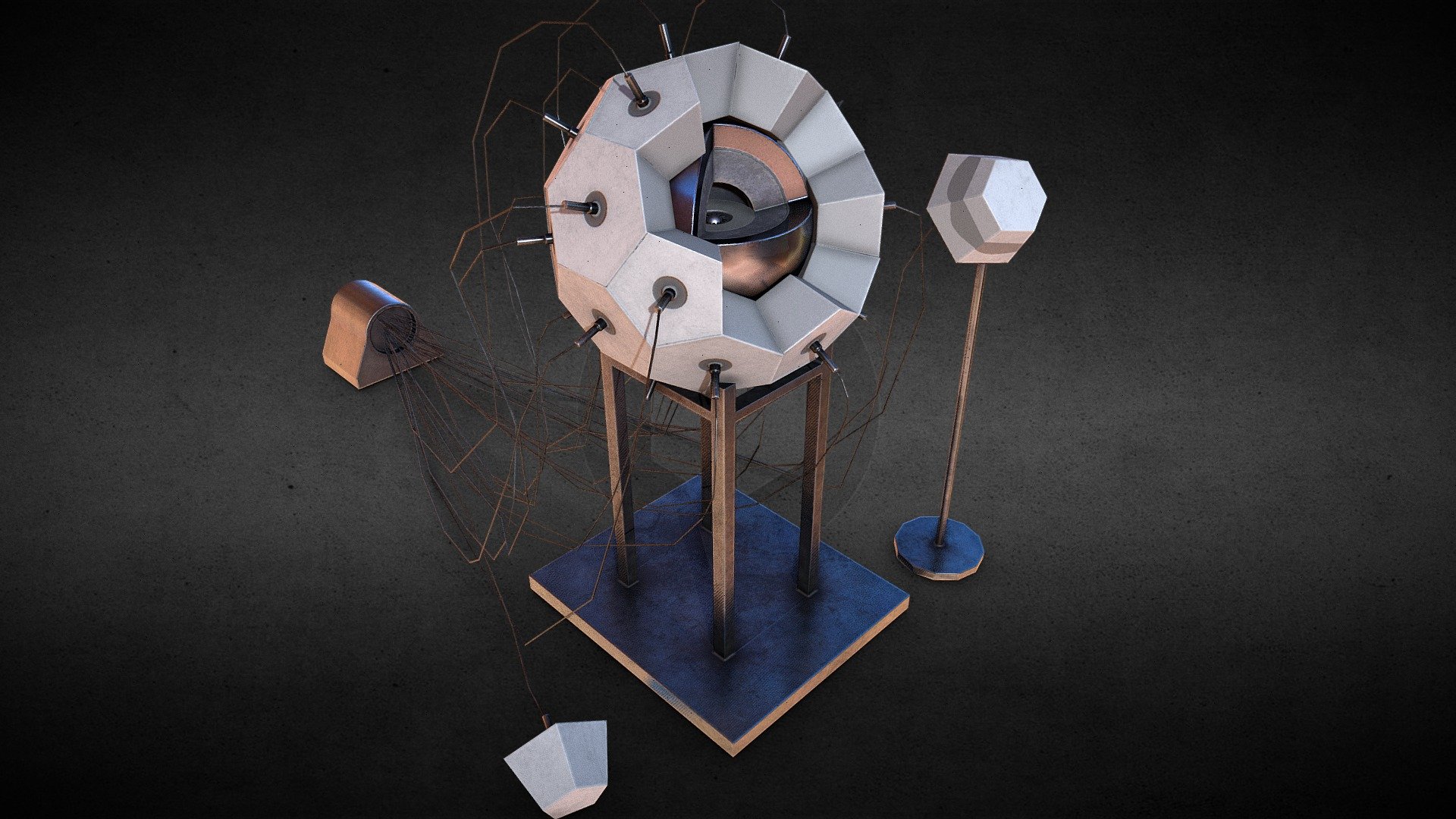 内爆式核弹Implosion nuclear bomb - 3D model by 爆炒腰花 (@baocaotaohua) [13c0961 ...